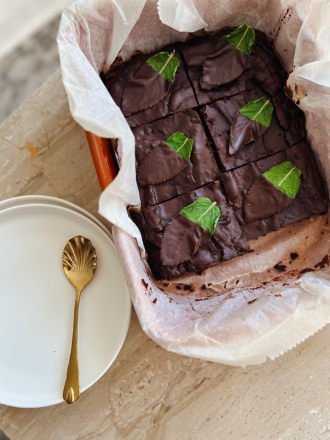 (Gezondere) After Eight brownies - Plantifulplan
